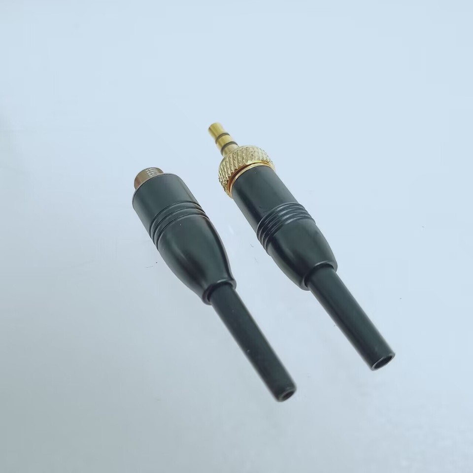 3.5mm Microphone connector Screw Locking Plug & Jack (M+F) for ...