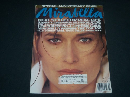 1993 JUNE MIRABELLA MAGAZINE - ROSEMARY MCGROTHA COVER - FASHION - PB ...