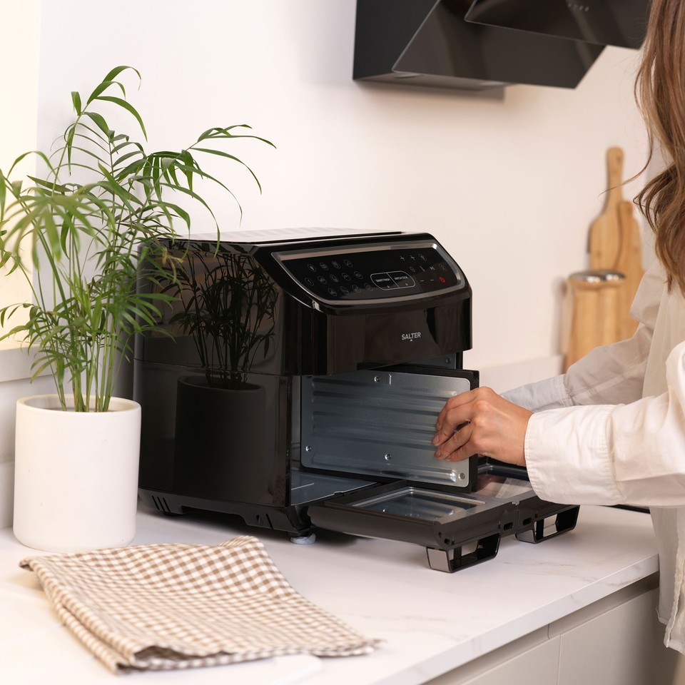 Salter Air Fryer Dual View Oven XL Multi-Cooker 12 L Capacity Easy ...