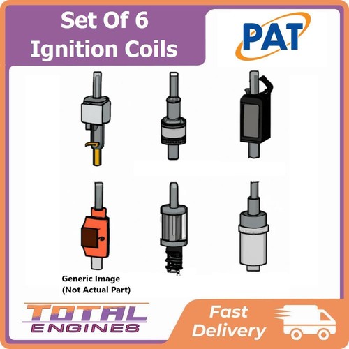 PAT Set Of 6 Ignition Coils Set of 6 fits FPV F6 FG 4.0L 6Cyl BARRA ...