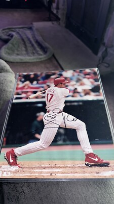 Scott Rolen Signed Autographed 8x10 Philadelphia Phillies Hall Of Fame ...