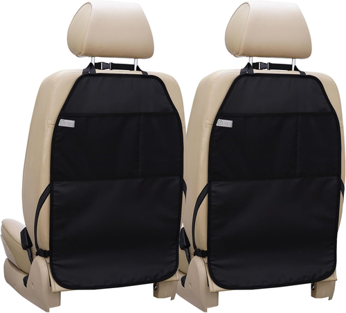 Car Kick Mats 2 Pack Extra Large Seat Protector Durable Water Resistant ...