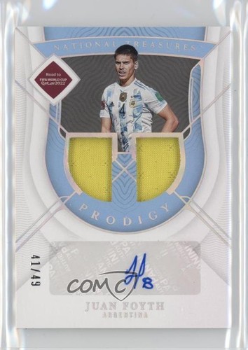 2022 Panini National Treasures Road to FIFA World Cup /49 Juan Foyth ...