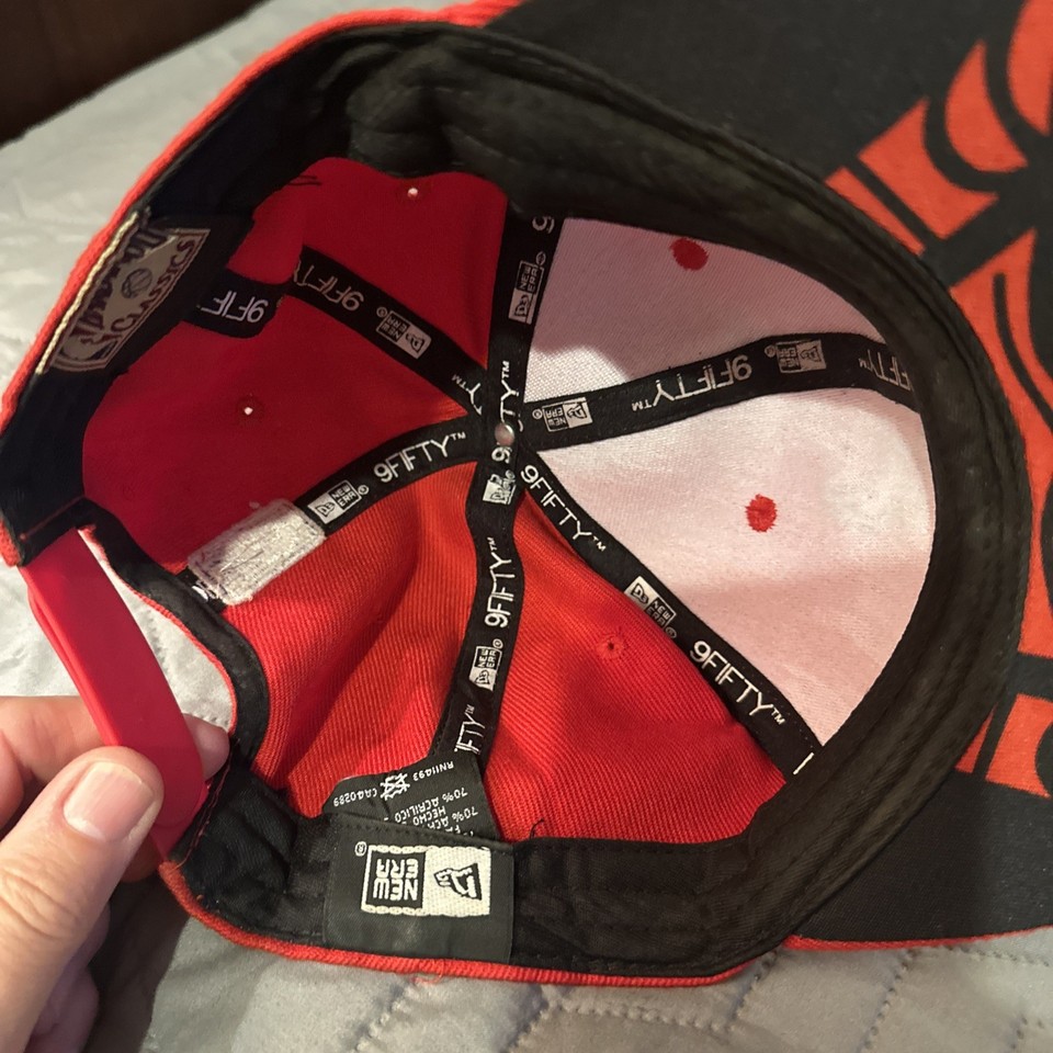 Chicago Bulls Logo NBA Red w/ Red Bill Strap Back Hat Cap | eBay