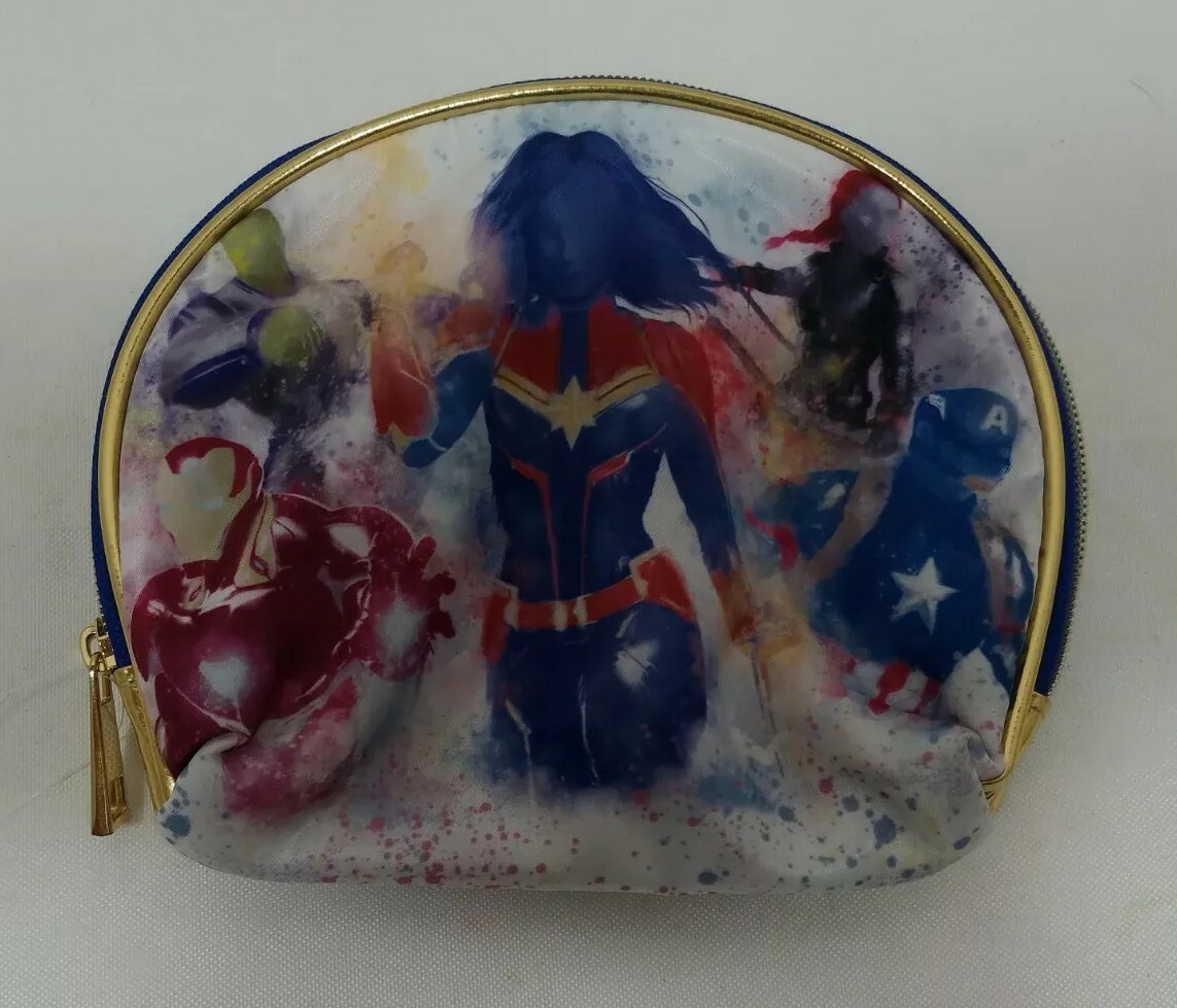 Ulta Beauty Marvel Avengers Makeup Bag Limited Edition Captain Marvel ...