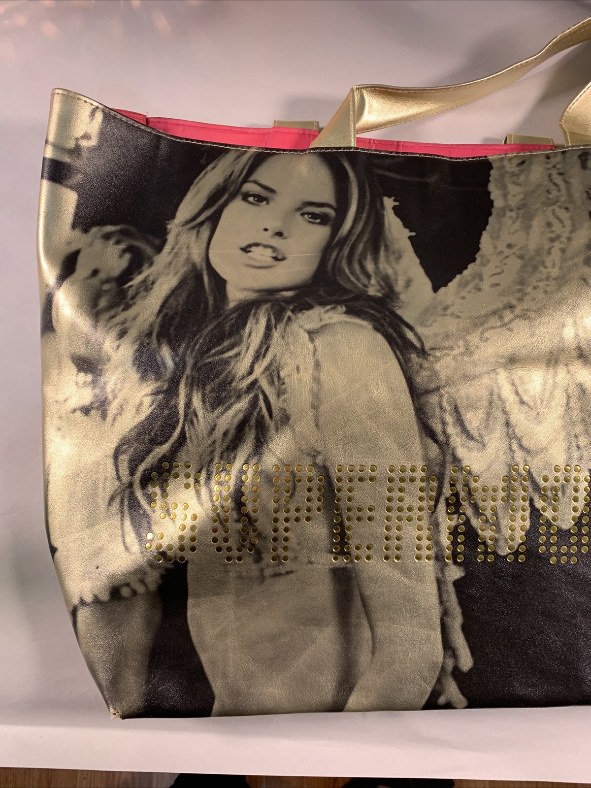 VICTORIA’S SECRET HEIDI KLUM SUPER MODEL VINTAGE TOTE - Gem