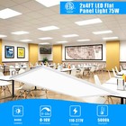 2x4 LED Flat Panel Light, 2x4 FT LED Troffer Lights Back-lit Drop ...