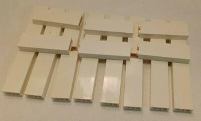 LEGO LOT WHITE 22 PCS 1X2X5 COLUMNS PILLARS SUPPORT VARIETY BUILDING ...
