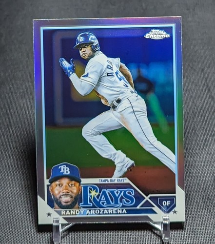 Randy Arozarena Base Refractor 2023 Topps Chrome Baseball Card 59 Tampa ...