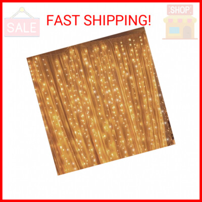 Twinkle Star 300 LED Curtain String Lights, 8 Modes Plug in Fairy ...