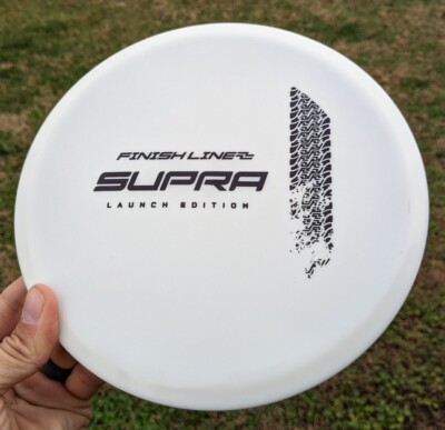 White Launch Edition SUPRA Finish Line Disc Golf NEW 180g FLAT First ...