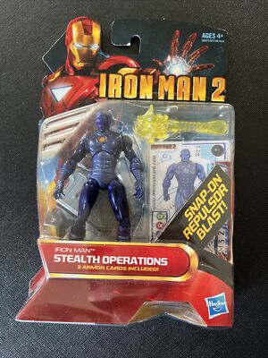 Marvel Iron Man 2 Stealth Operations Iron Man NIB, Action Figure | eBay