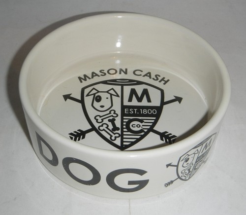 Mason Cash Dog Pet Water Food Bowl Coat of Arms 5.9" Diameter 16oz | eBay