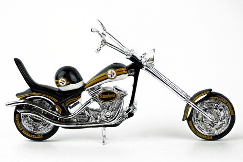 Hamilton Collection Pittsburg Steelers Diecast Chopper Motorcycle (IV ...