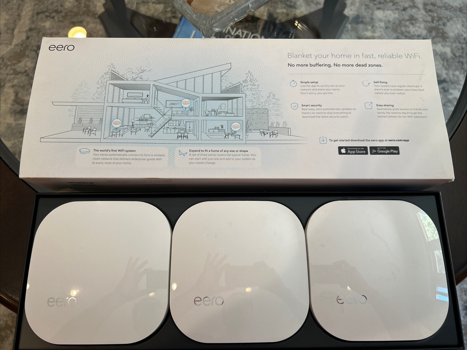 Eero Wi-Fi Access Point A010001 Pack of 3 | eBay