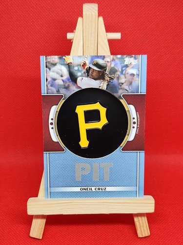 2023 Topps Series 1 ONEIL CRUZ Team Logo Patch Blue Parallel #TLP-OC ...