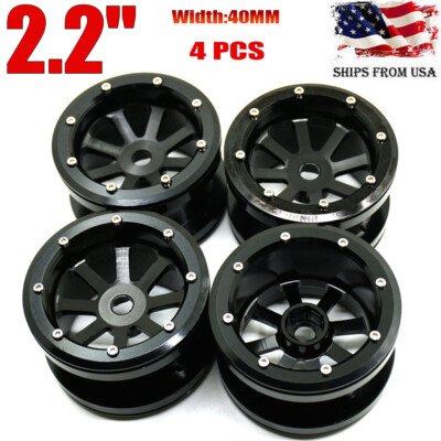 4X 2.2'' Metal Beadlock Wheel Rim for RC 1/10 Crawler Car Model | eBay
