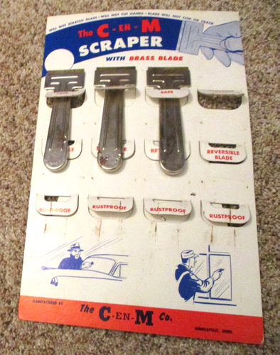 VINTAGE 1960's C-en-M SCRAPER GAS STATION STAND UP COUNTER STORE ...