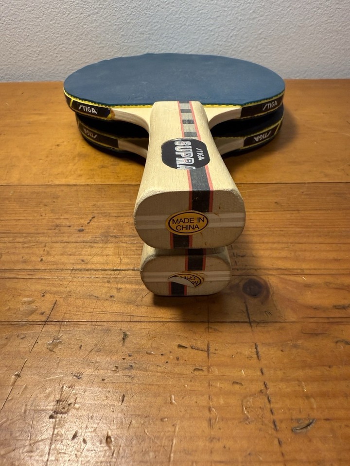 2~ STIGA Master Series Supra Magic Rubber Paddle Racket Ping Pong | eBay