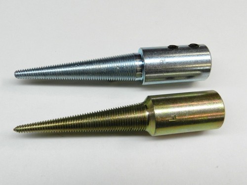 TAPERED Spindles SET of 2 R & L with 5/8" ID HOLE for Grinder ...