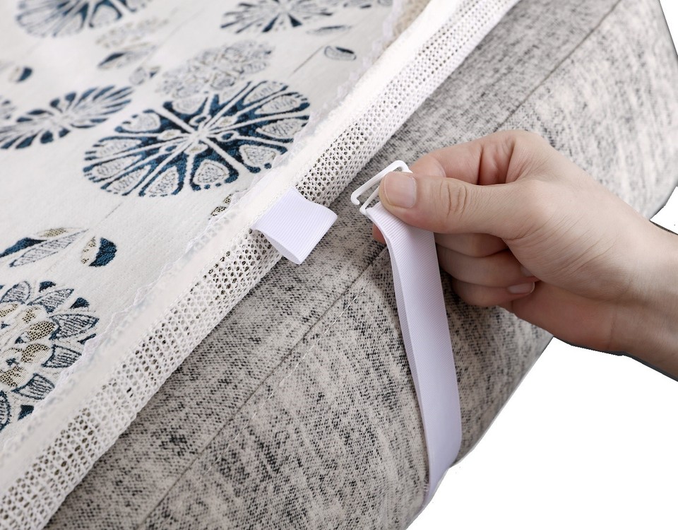 New and Improved Anti-Slip Grip Thick Linen Sofa Protector, Sectional ...