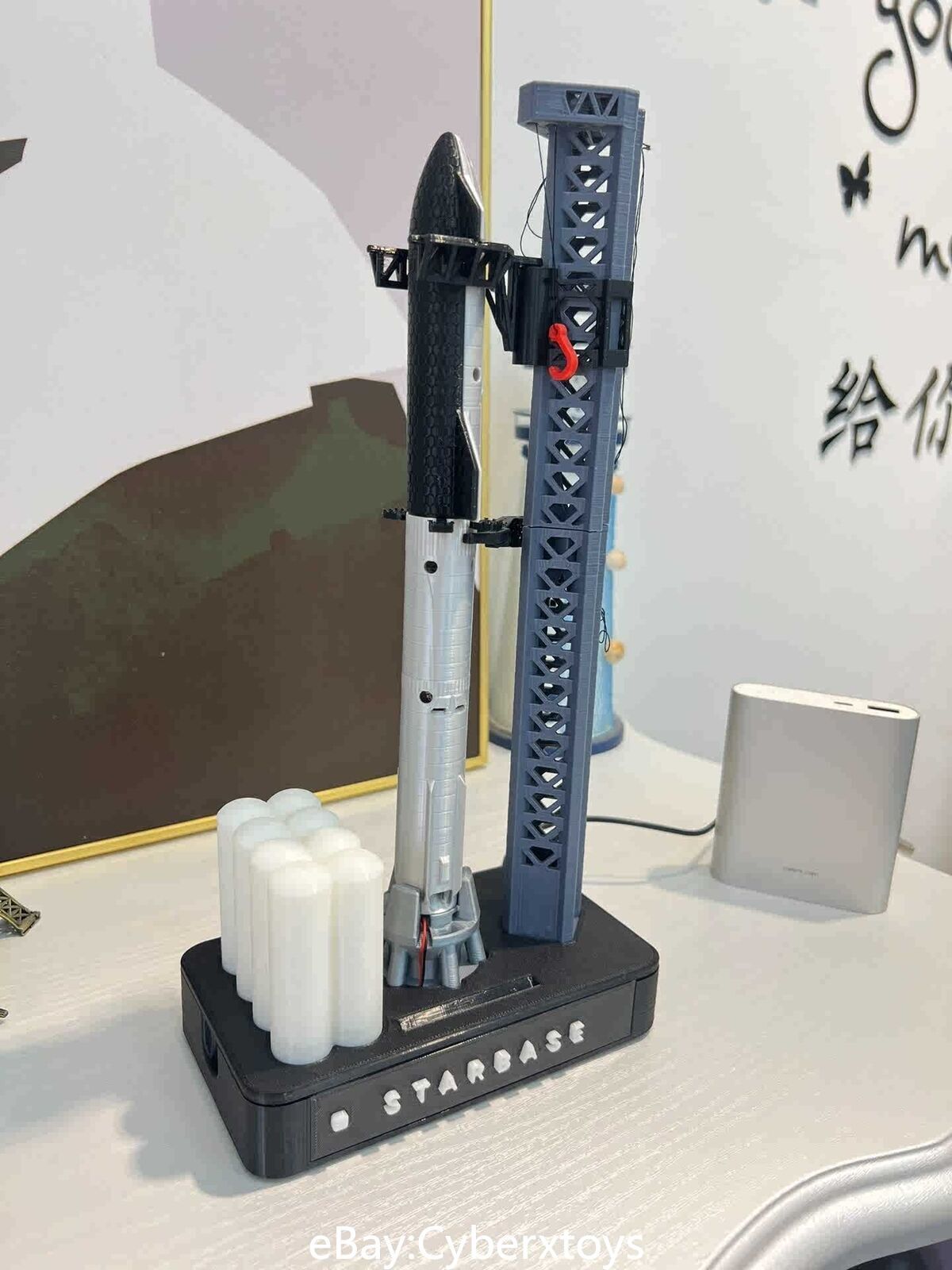1:400 SpaceX Starship Launch Tower Set Rocket Model with Humidifier ...