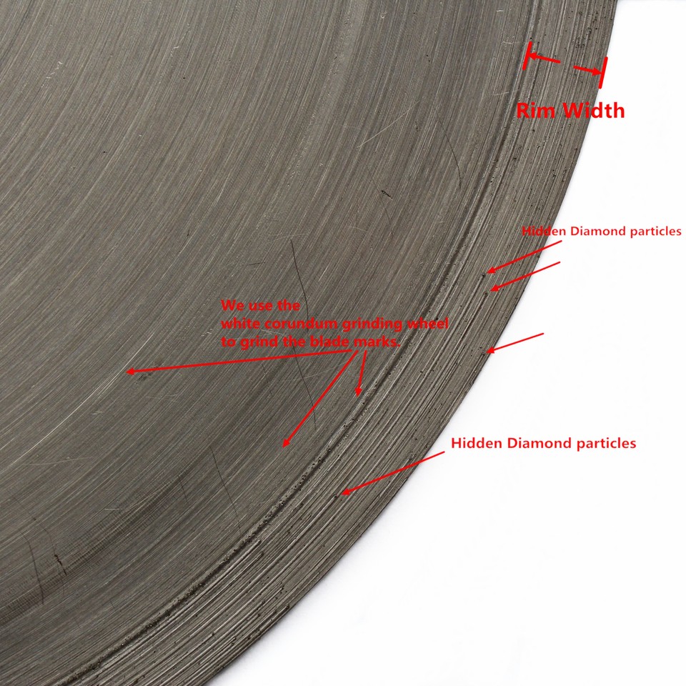 SINTERED Diamond Lapidary Saws Blade Arbor 1''Gem Saw Rock Slab Trim ...
