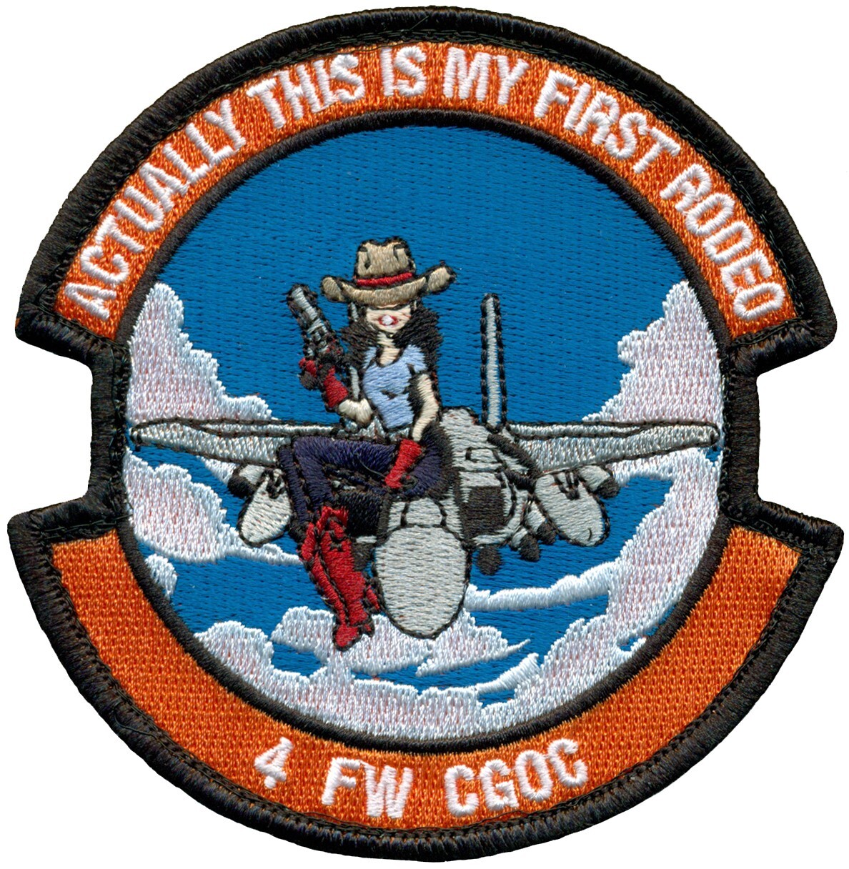 USAF 4th FIGHTER WING – CGOC – FIRST RODEO PATCH | eBay