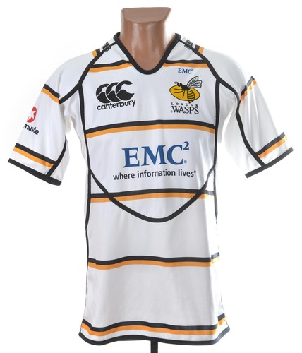 LONDON WASPS RUGBY UNION SHIRT CANTERBURY SIZE S | eBay