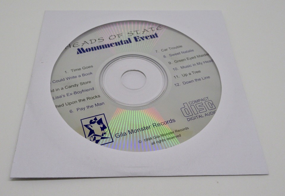 Rod Frias Heads Of State Monumental Event 1994 California Compact Disc ...