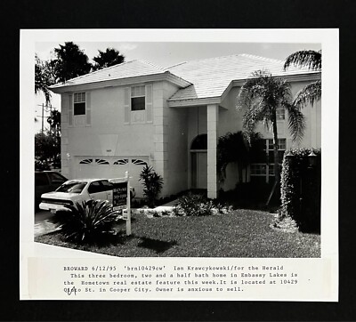 1995 Cooper City Florida Embassy Lakes Real Estate For Sale Home VTG ...