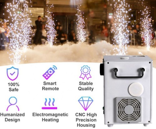 DMX Cold Spark Fireworks Wedding Cold Sparklers Machine 650W/750W， | eBay