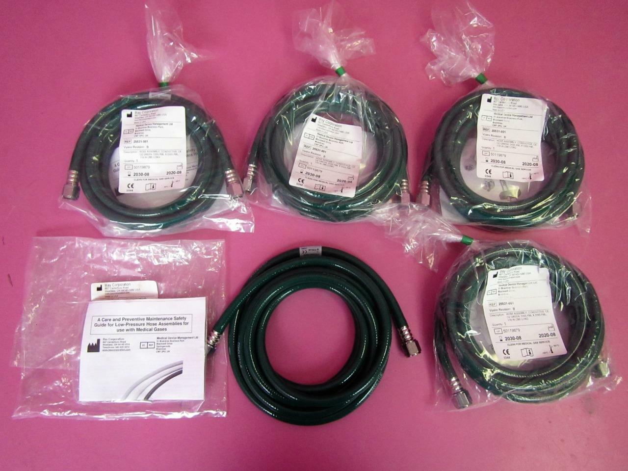 5 Bay Corp 118" Oxygen O2 Supply Green Hose DISS FML Ventilator Medical ...