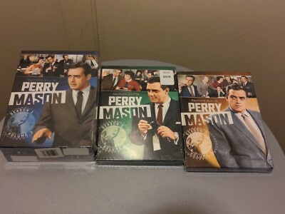Perry Mason DVD Sets, Season 1 ,Vol 1 & 2 and Season 2, Vol 1 & 2 | eBay