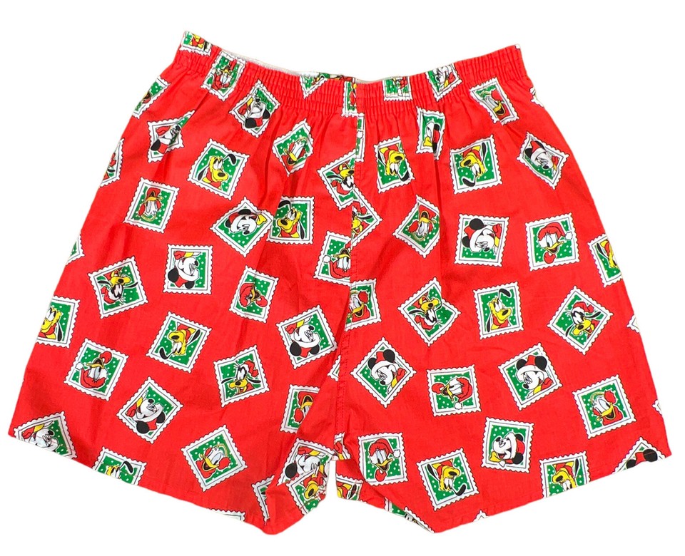 Vintage Disney Mickey Unlimited 100% Cotton Mickey Mouse Boxer Shorts ...