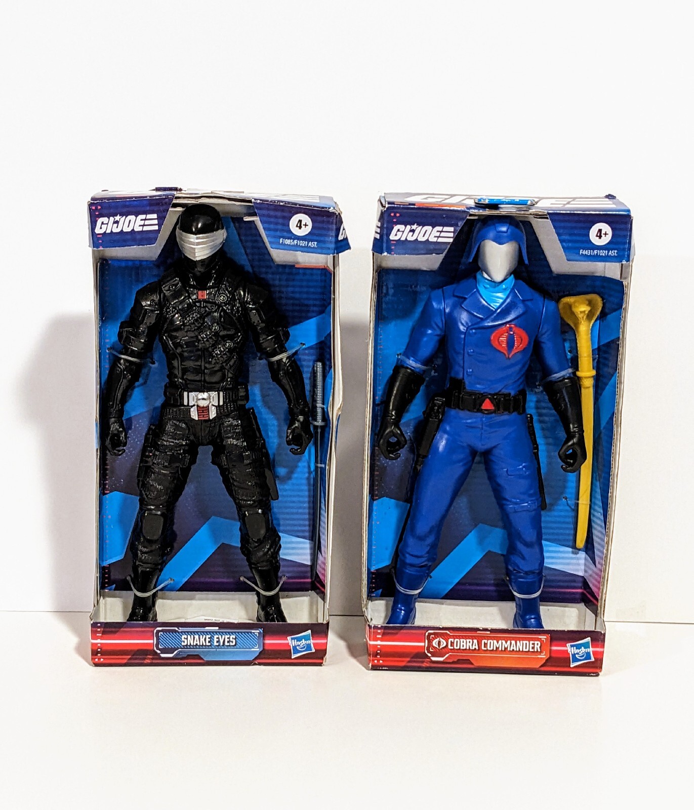 GI JOE Olympus Series SNAKE EYES & Cobra Commander 9" Action Figures ...