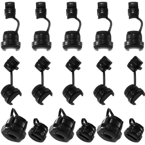 20Pcs round Strain Relief Cord Connector, Nylon Insulation Cable Bush ...