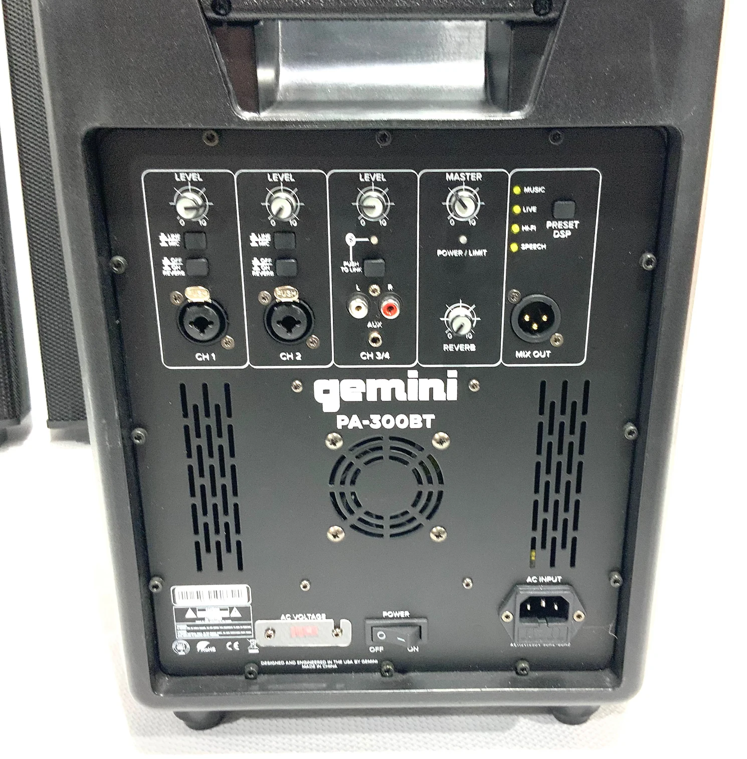 Gemini PA-300BT Portable Line Array Column PA Speaker System LN | eBay