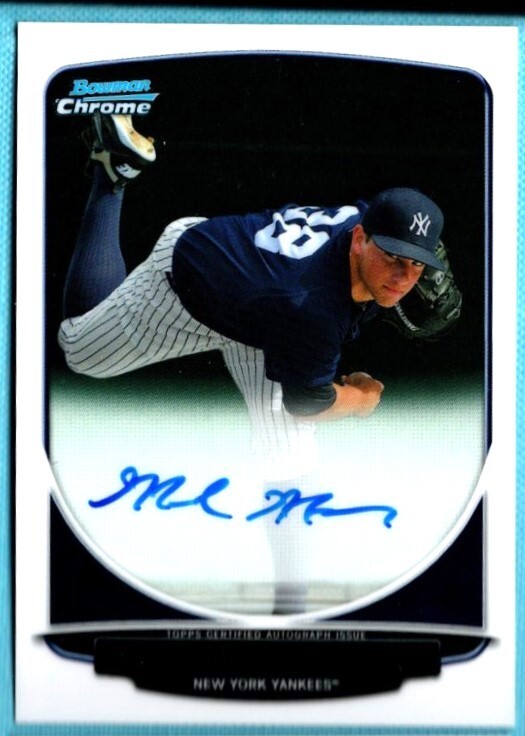 2013 Bowman Chrome Autograph Auto Mark Montgomery Card # BCP-MM | eBay