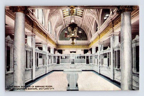Postcard Utah Salt Lake City UT Walker Brothers Bank 1910s Unposted ...