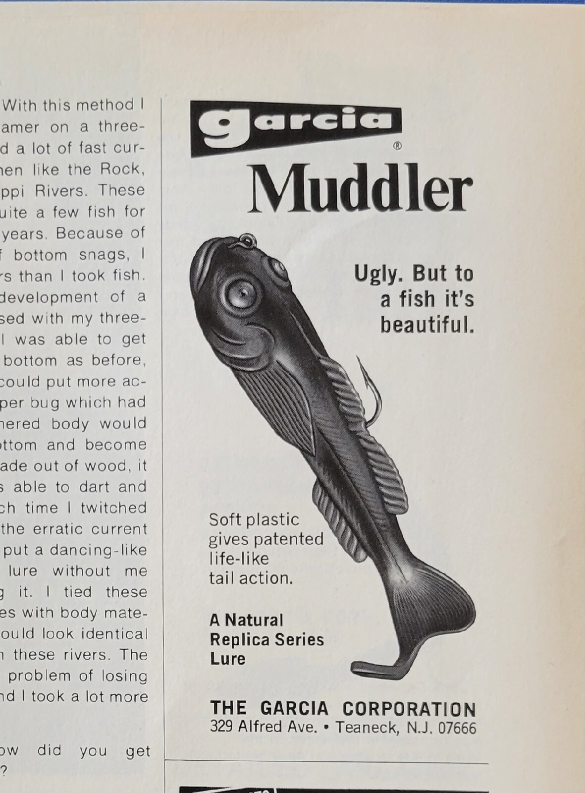 1973 VINTAGE PRINT AD - GARCIA FISHING LURES AD - MUDDLER LURE AD - AD ...