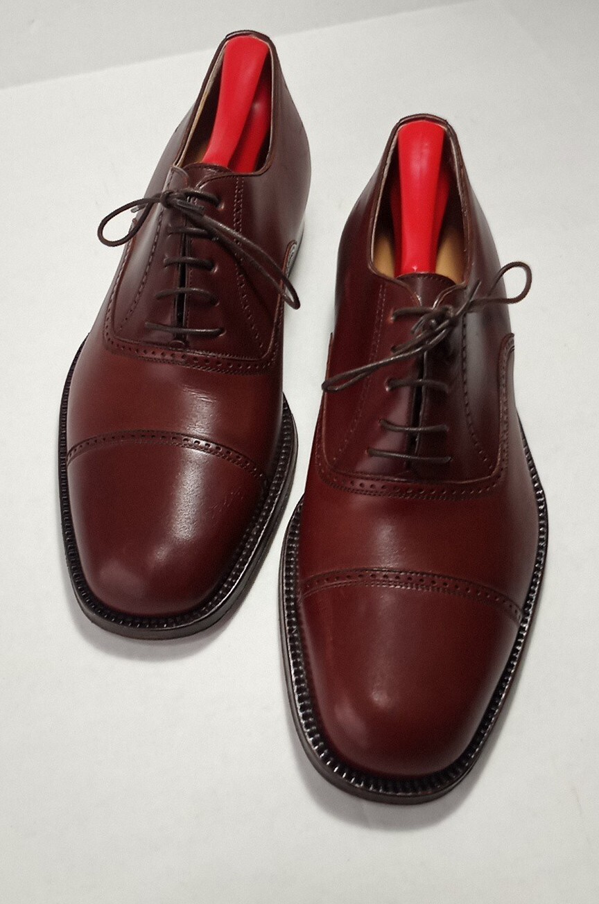 Bruno Magli Brogue Detail Made in Italy Size 8.5W - Gem