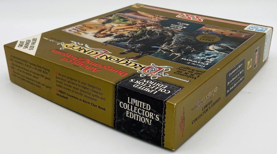 Vintage Advanced Dungeons Dragons Dragonlance Collectors Edition 3 PC ...