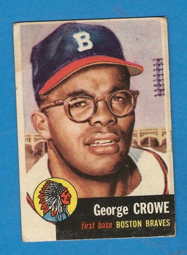 Topps 1953 George Crowe Boston Braves #3 | eBay