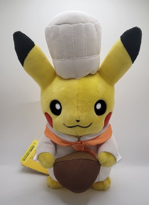 Chef Pikachu Pokemon Cafe Pokemon Center Exclusive 8" Plush NWT | eBay