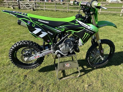 2022 KX Kawasaki KX85 SW Motocross Bike small wheel | eBay UK