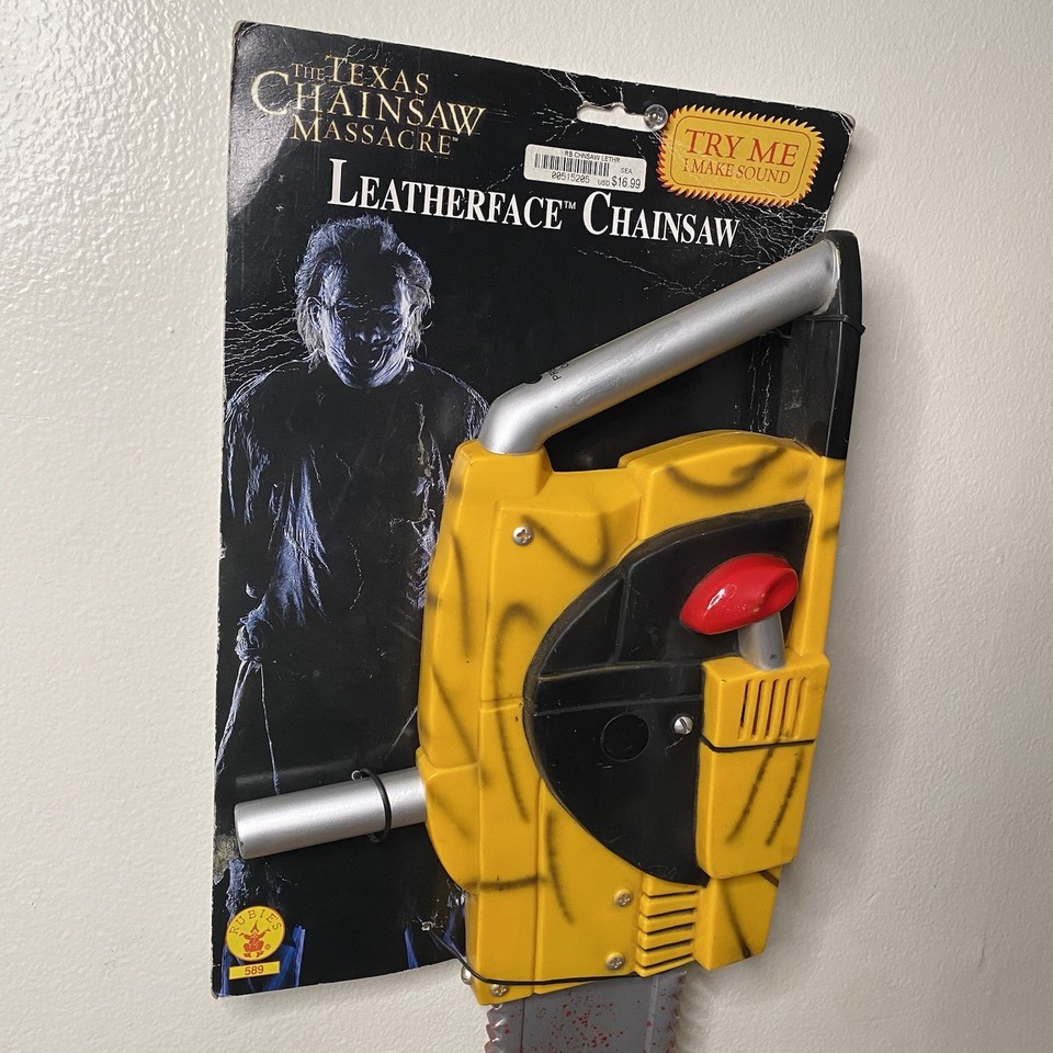 RUBIE’S THE TEXAS CHAINSAW MASSACRE LEATHERFACE CHAINSAW VTG HORROR ...