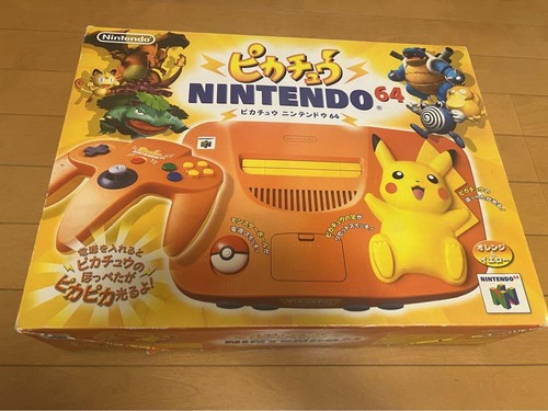Nintendo 64 Pikachu Special Edition Console AC100V Orange | eBay