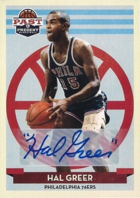 HAL GREER 2012 Panini Past & Present Authentic Autograph HOF Philadelphia 76ers | eBay