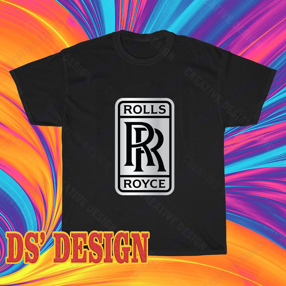 New Shirt Rolls-Royce Logo Unisex Black T-Shirt Funny Size S to 5XL | eBay